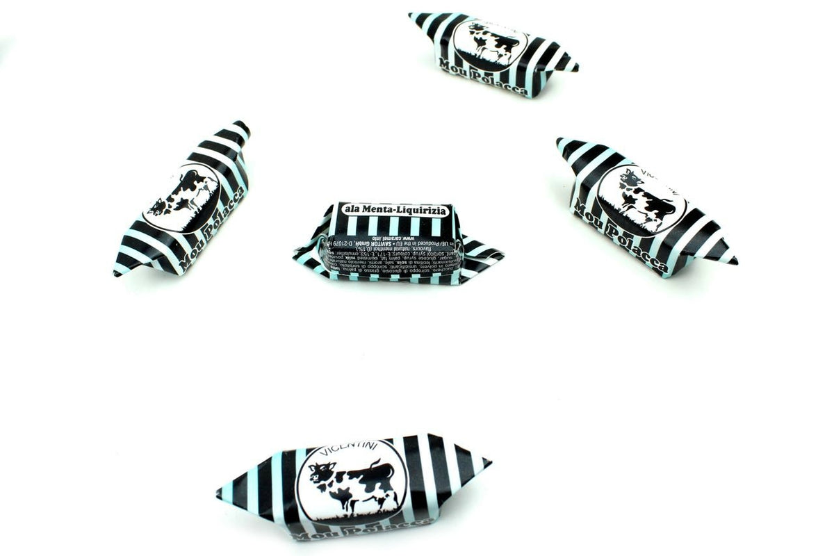 MOU POLACCHE MENTA LIQUIRIZIA CARAMELLE FUDGE BUSTA KG 1 Vicentini ...